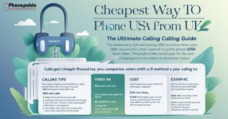 Cheapest Way to Phone USA from UK: The Ultimate Calling Guide