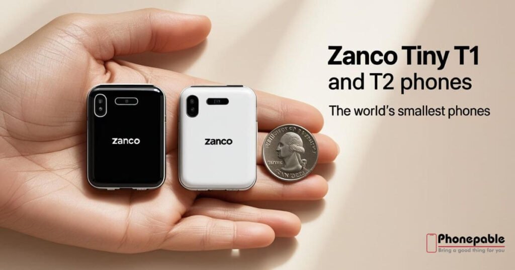 Zanco Tiny T1 and T2 phones : The World’s Smallest Phones